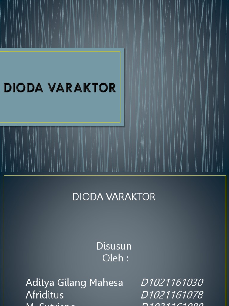 Dioda Varaktor | PDF
