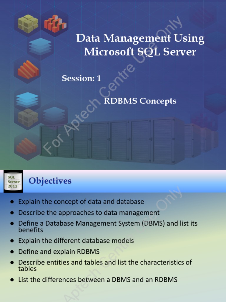 Session 1 Xp Pdf Relational Database Relational Model