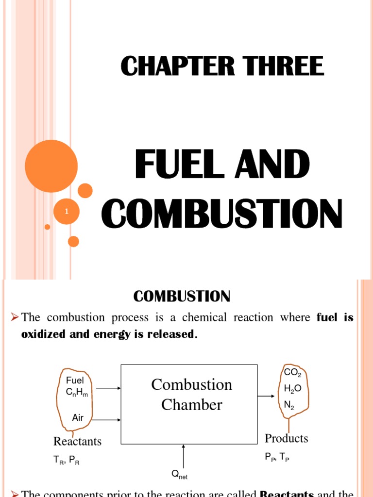 Fuel Combustion Fundamentals | PDF | Combustion | Stoichiometry
