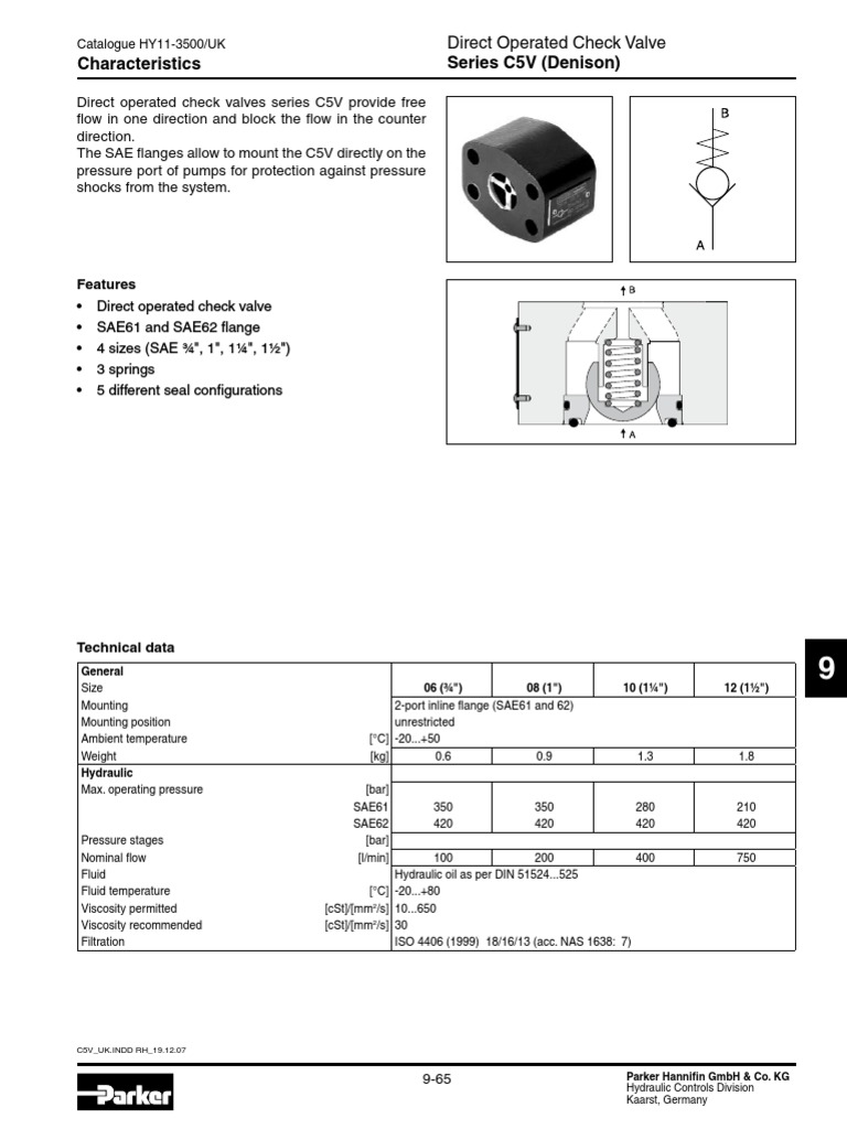 C5V Uk PDF | Download Free PDF | Viscosity | Valve