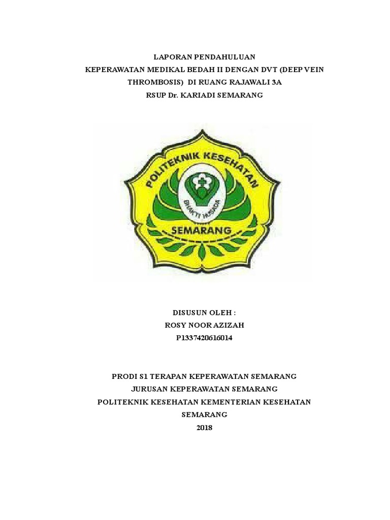 LP DVT - MINGGU 3 | PDF