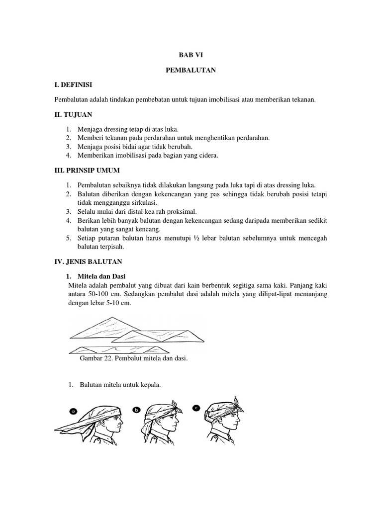 Pembalutan Dan Pembidaian GADAR | PDF