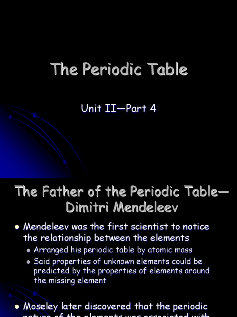Periodic Table | PDF | Technology & Engineering
