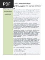 Sample Questions TOS | PDF | Reading Comprehension | Evaluation