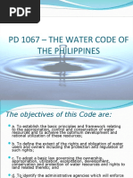 PD 1067 - Water Code PDF | PDF | Water Resources | Groundwater