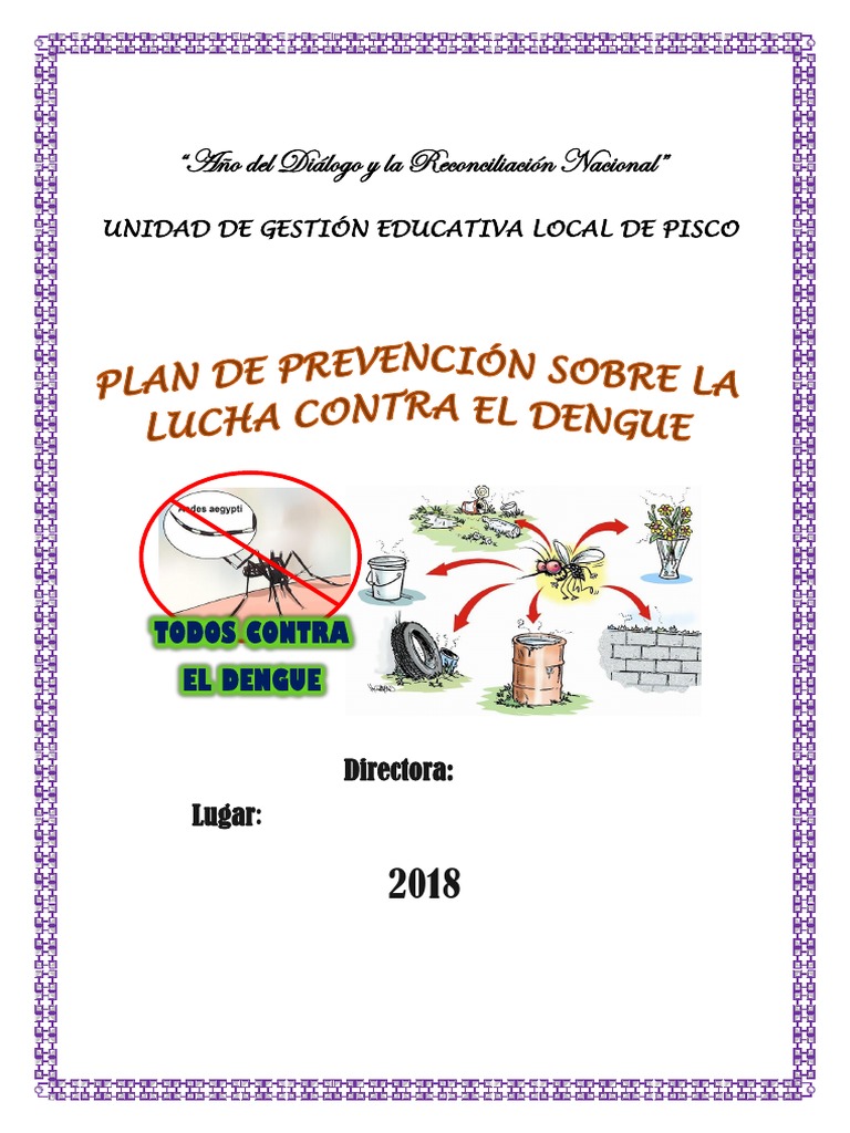 Plan de Lucha Contra DENGUE | PDF | Planificación | Bienestar