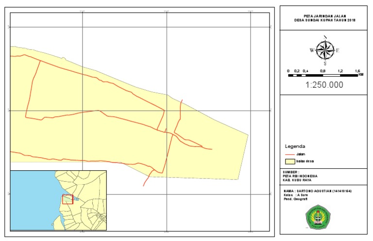 Peta Jaringan Jalan | PDF