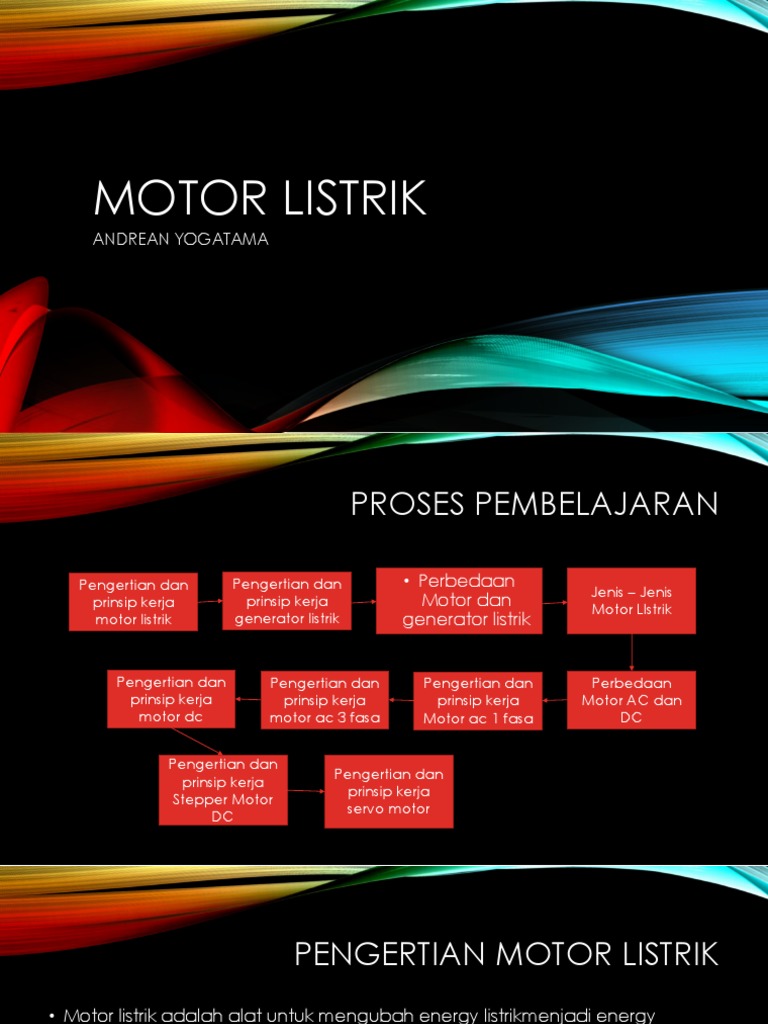 Pengetahuan Dasar Motor Listrik (Motor AC 1 Fasa, Motor AC 3 Fasa ...