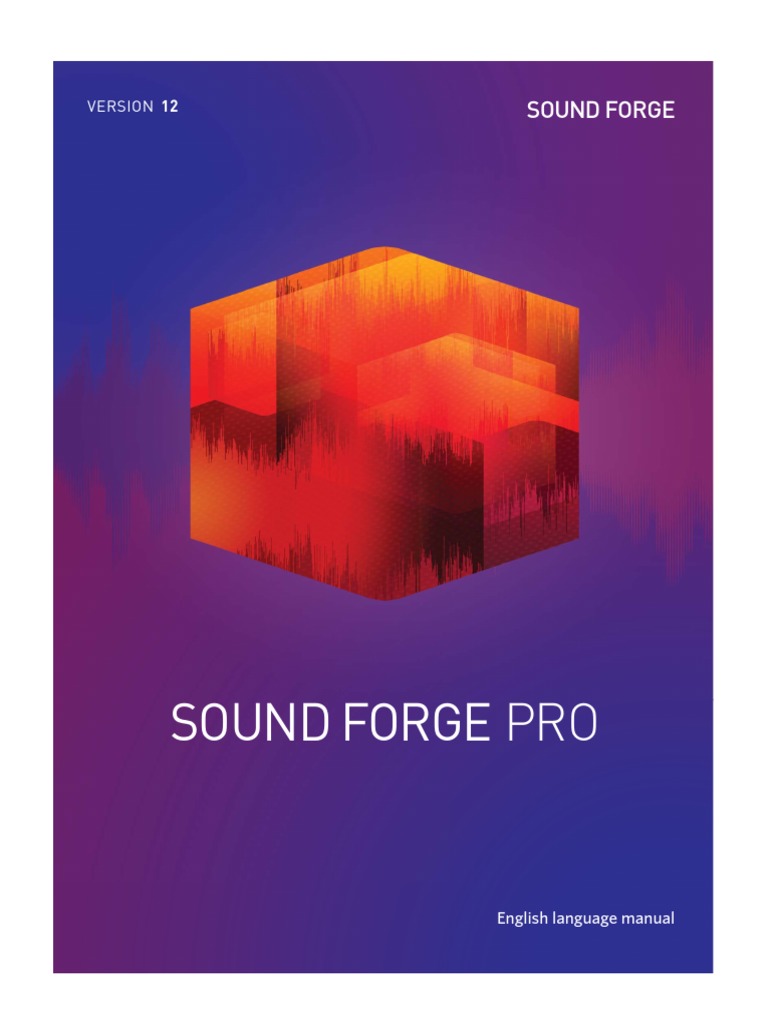 Manual Soundforgepro12 en | PDF | Media Technology | Electronics