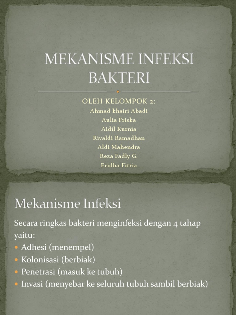 Mekanisme Infeksi | PDF | Sains & Matematika