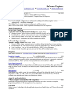 CV - John Doe - New | PDF | Technology & Engineering