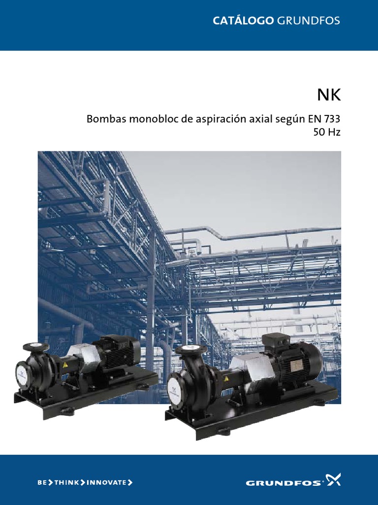 Grundfos Bomba Centrifuga Ficha Tecnica | PDF | Riego | Caldera