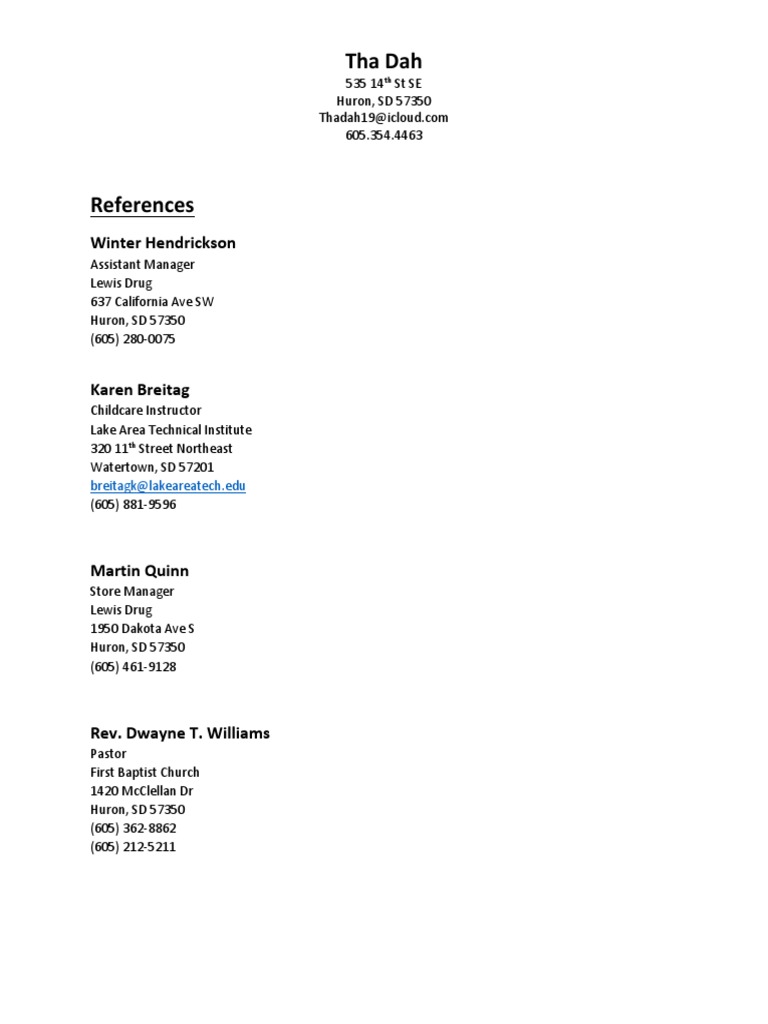 Tha Dah: Winter Hendrickson | PDF