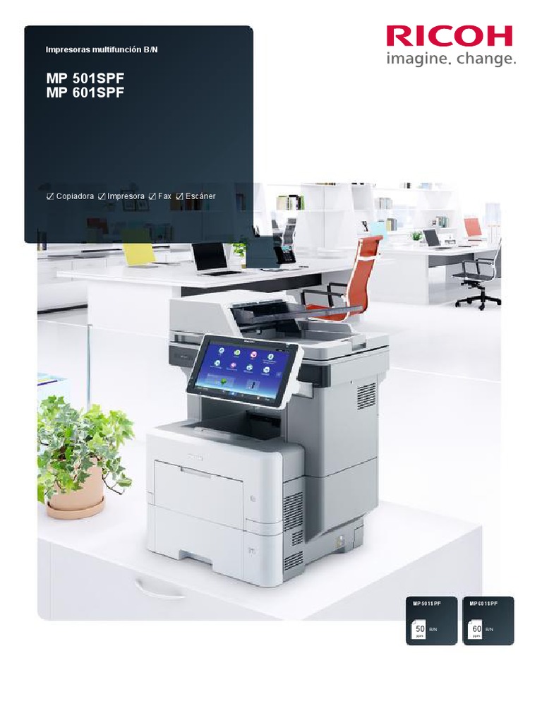 mp501 601 | PDF | Impresora (Computación) | Fax