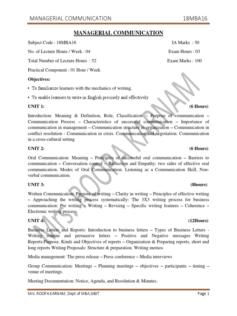MC Notes RK-2018 | PDF | Communication | Conversation