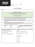 Doctors Visit Lesson Plan 2 | PDF | Vocabulary | Question