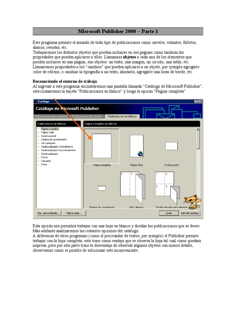 Resumen de Microsoft Publisher | PDF | Ventana (informática) | Point ...