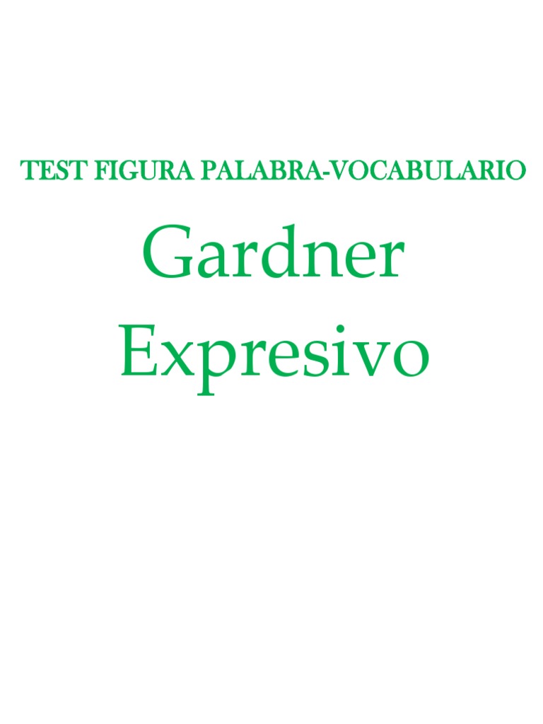 Test de Gardner | PDF