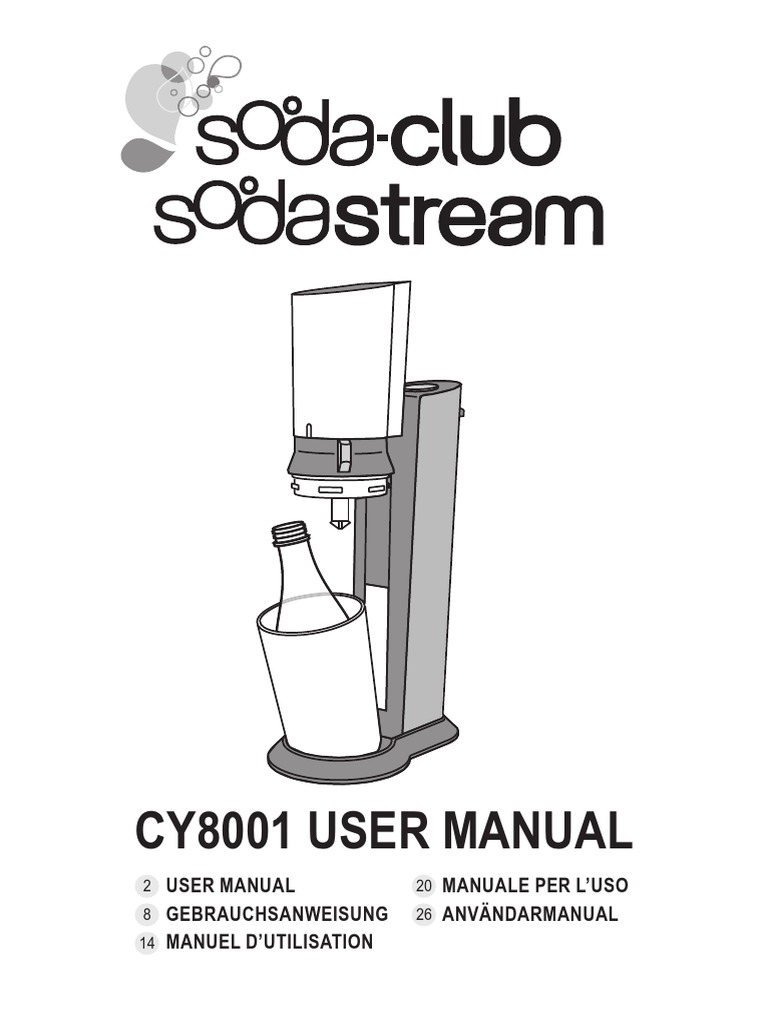 SodaStream Crystal | PDF | Bottle | Carbon Dioxide