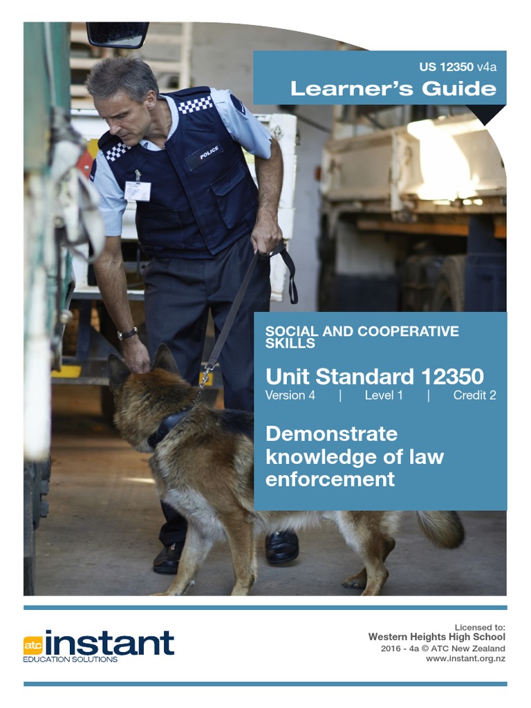 12350v4a Learners Guide | PDF | Arrest | Theft