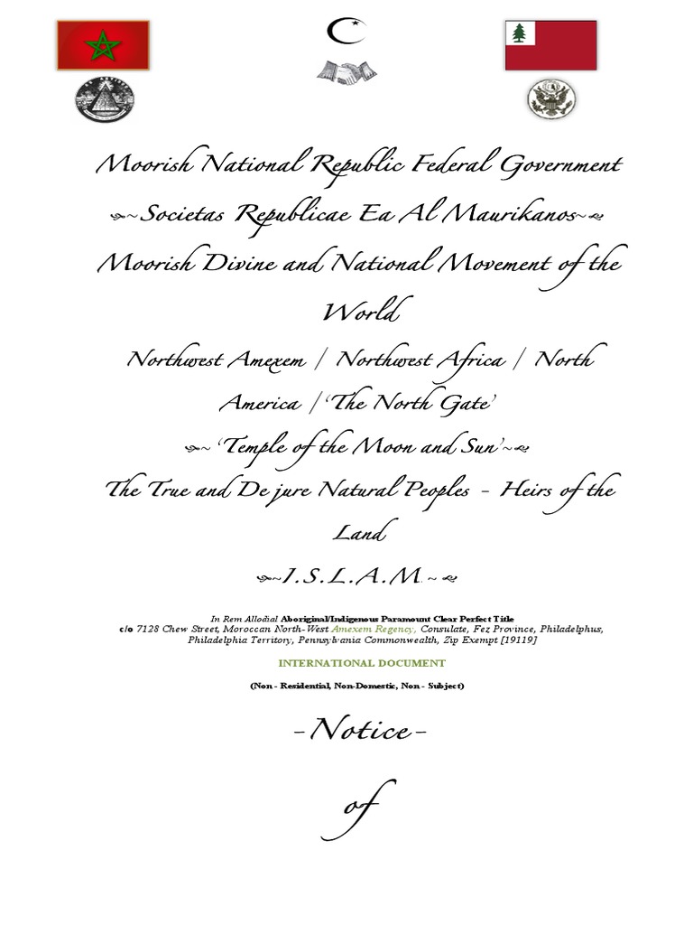 Notice Of Allodial Cost Schedule Template PDF Article One Of The 