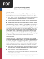 Sample Informed Consent: (See IRB Policies and Procedures Manual For ...