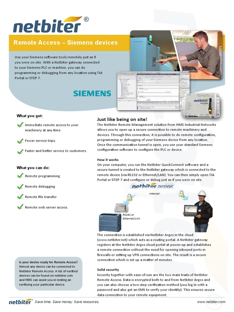 Remote Access For Siemens | PDF | Internet | Computing