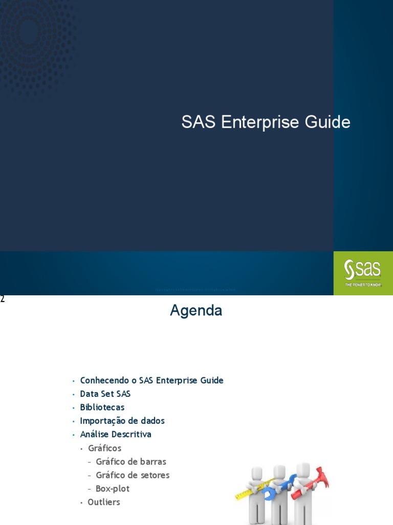 Introducao Ao SAS Enterprise Guide | PDF | Arquivo de texto | Dados
