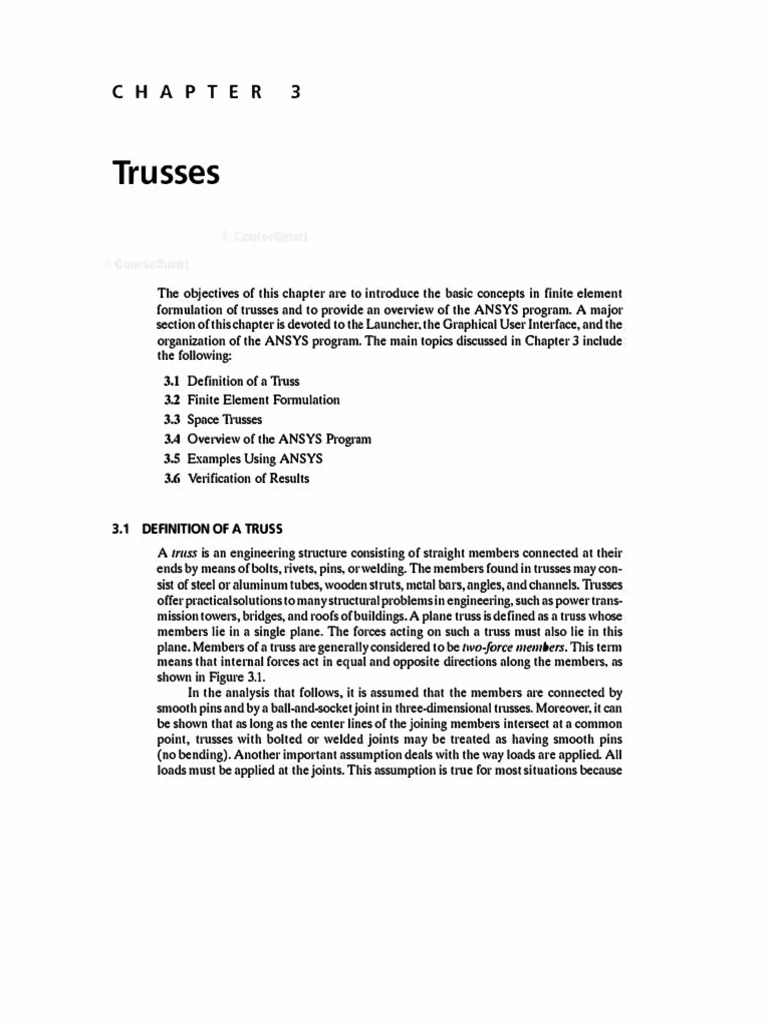 Finite Element Analysis of Trusses | PDF | Truss | Building Engineering