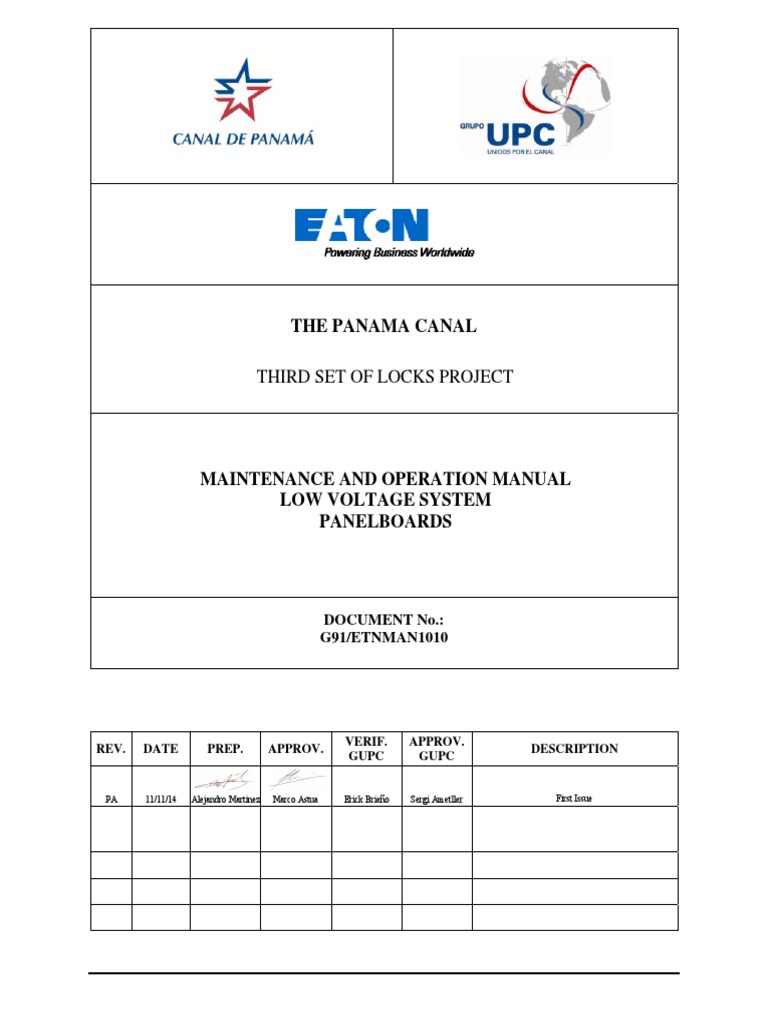 Panelboard EATON | PDF | Fuse (Electrical) | Switch