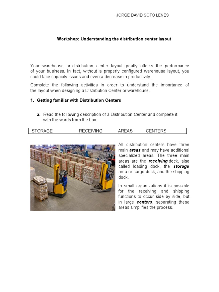 Evidencia 2 Workshop Understanding The Distribution Center Layout V2 ...
