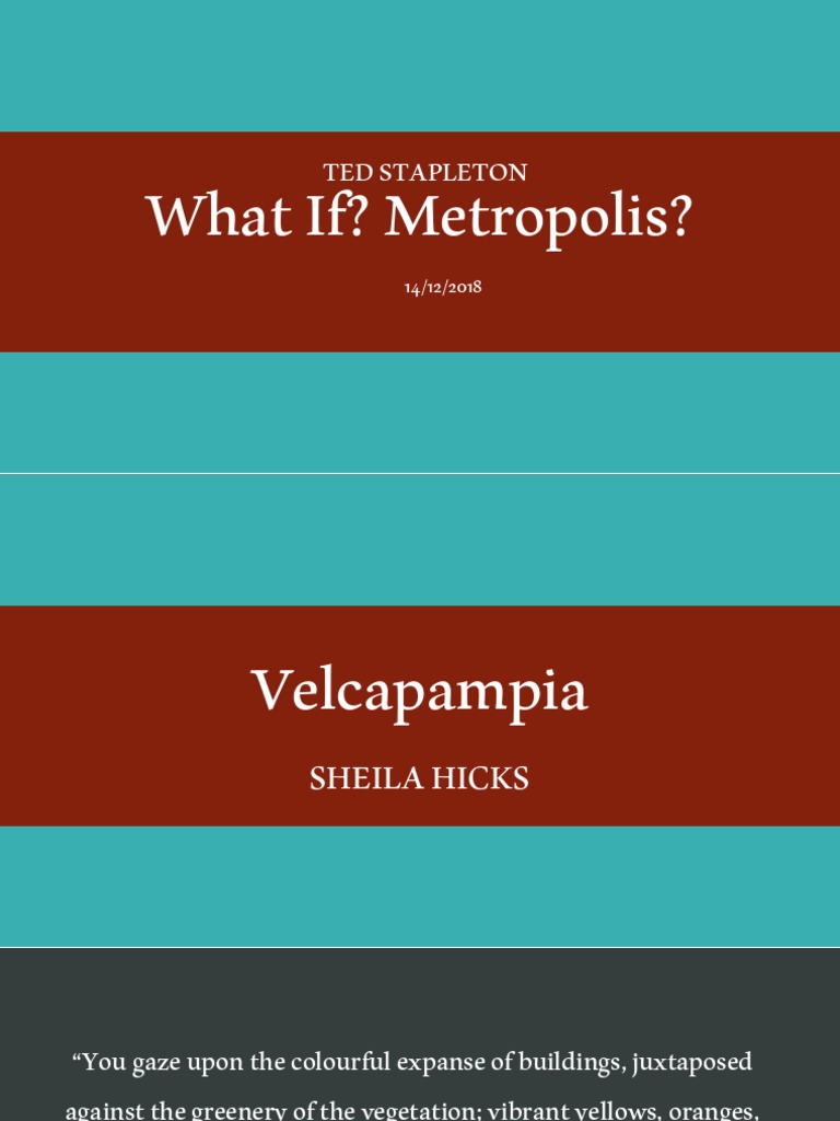 What If? Metropolis?: Ted Stapleton | PDF