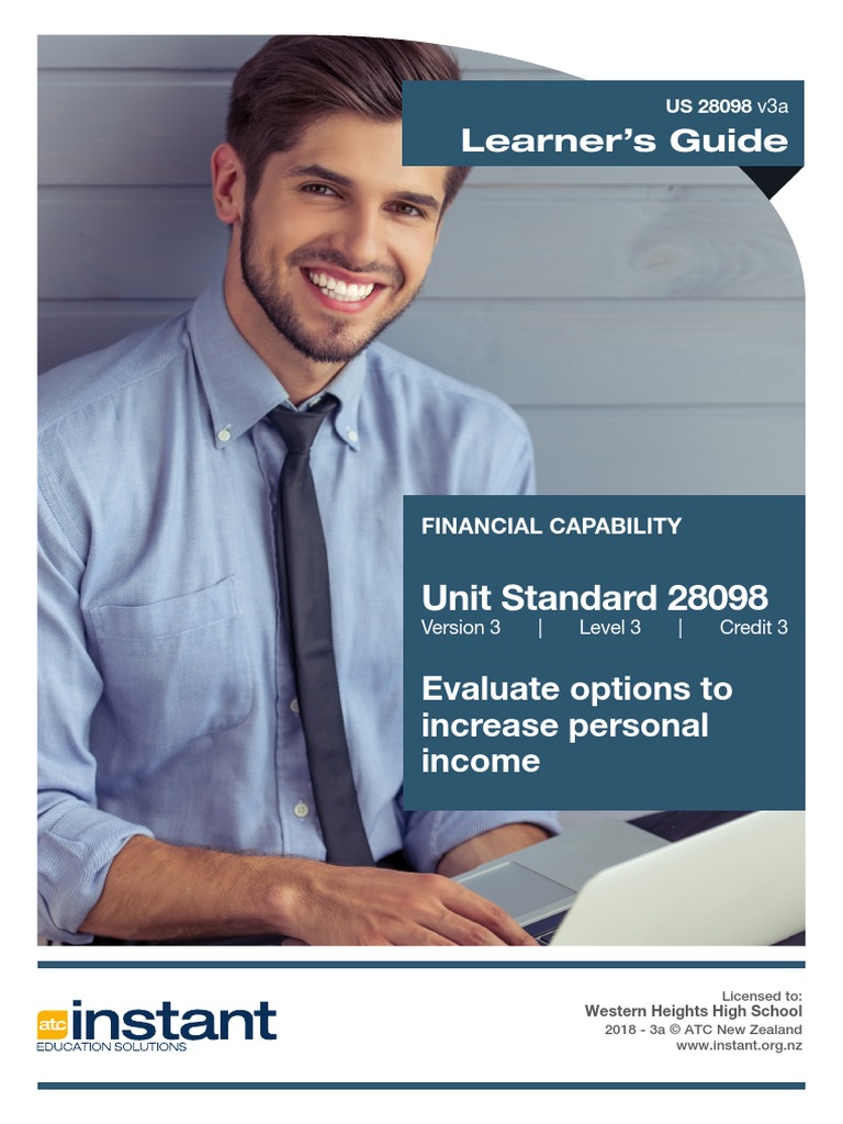 28098v3a Learners Guide | PDF | Employment | Renting