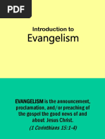 Types of Evangelism PDF | PDF | Evangelism | Gospel Of Matthew