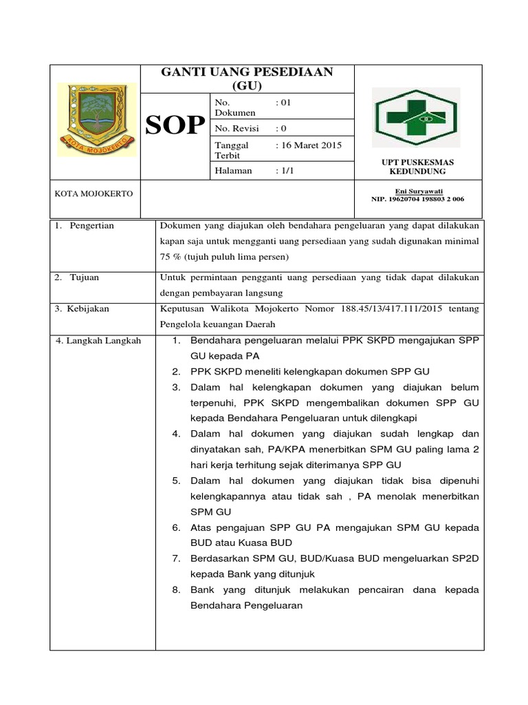 SOP Gu | PDF