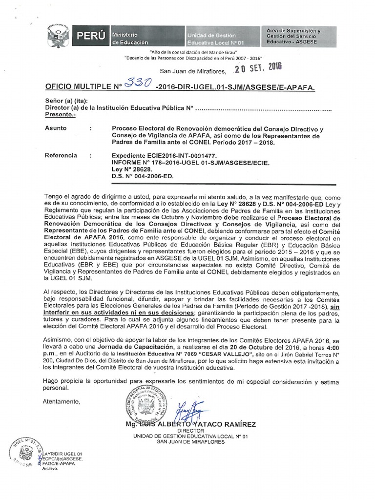 Oficio Multiple | PDF