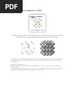 Estructura Cristalina FCC | PDF | Estructura cristalina | Cristal