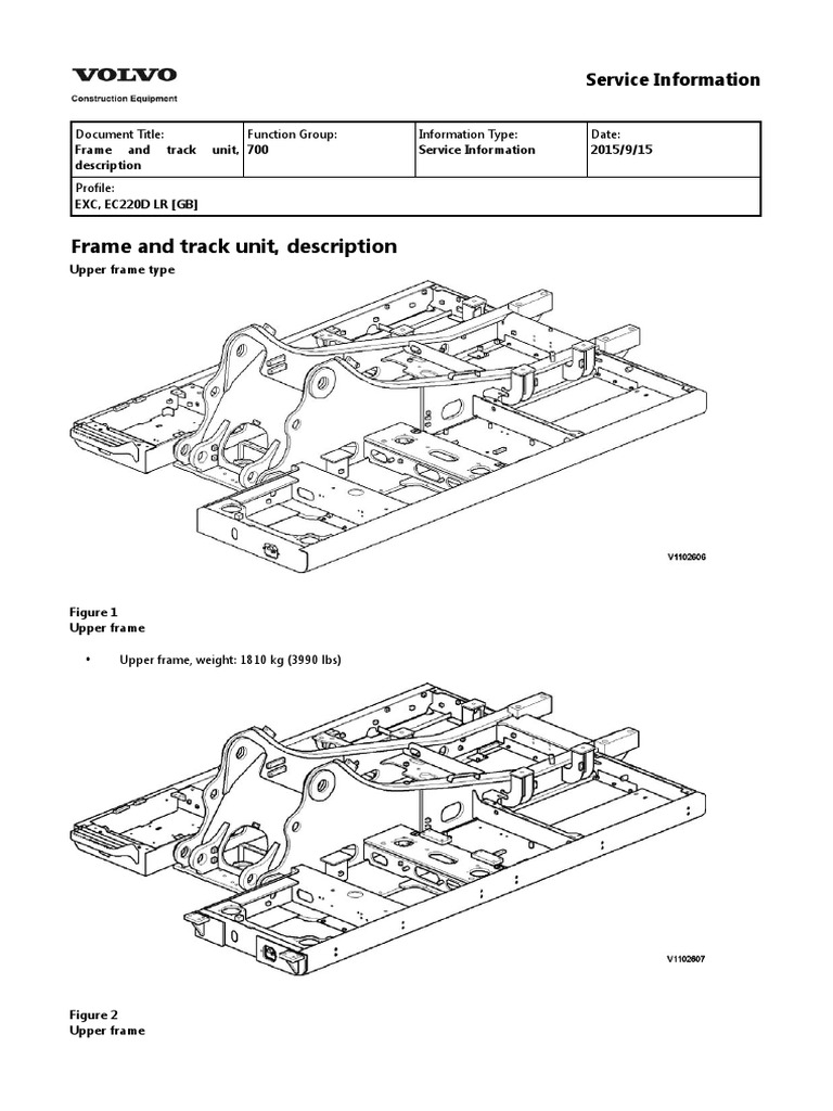 Volvo EC220D Service Manual Overview | PDF | Elevator | Electrical ...
