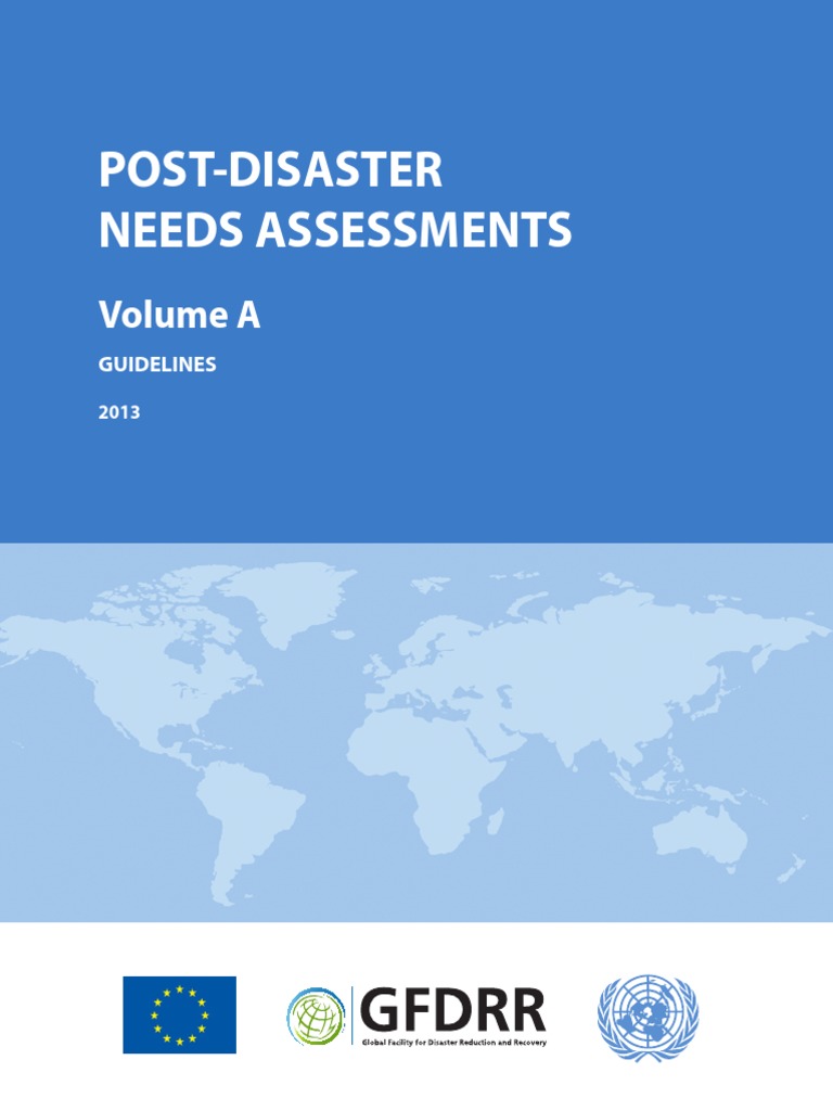 Pdna Volume A | PDF | Disaster Risk Reduction | Needs Assessment