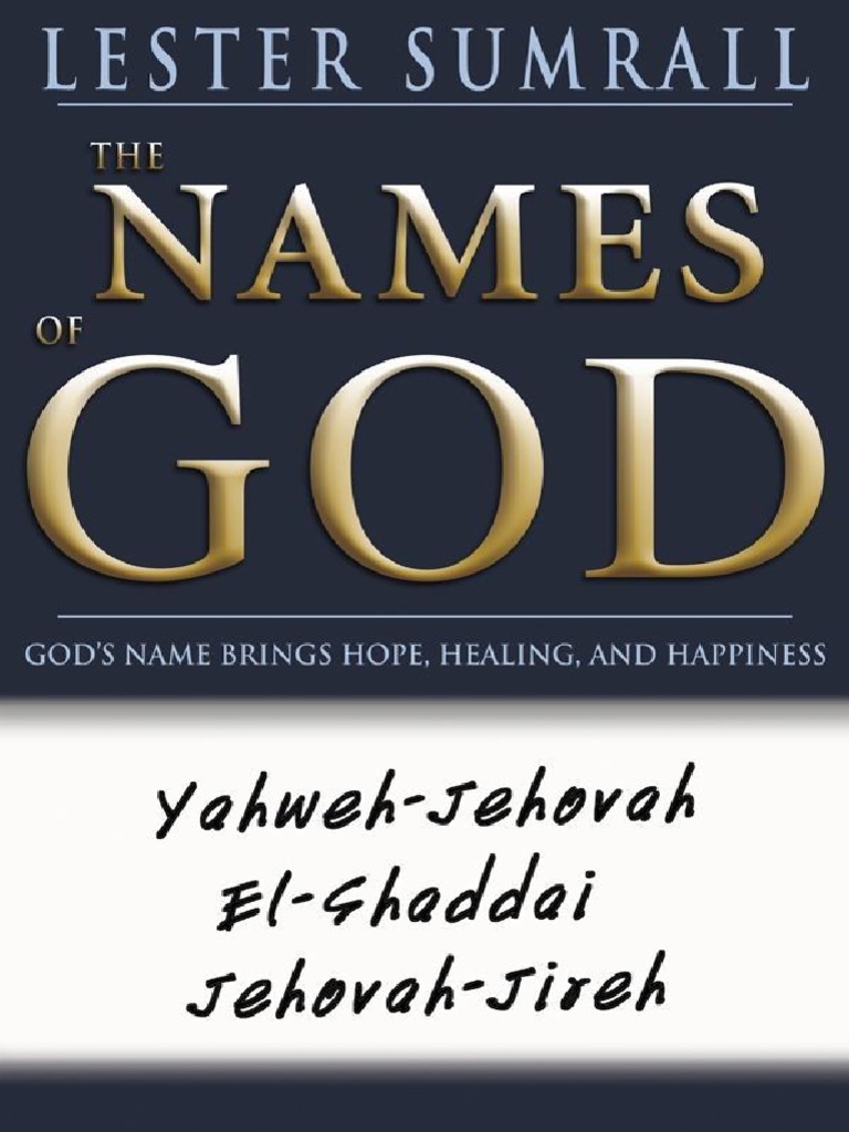 1 Names Of God Pdf Pdf Jacob Gospel Of Matthew