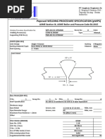 ASME IX Sample WPS GTAW SMAW | PDF | Welding | Construction