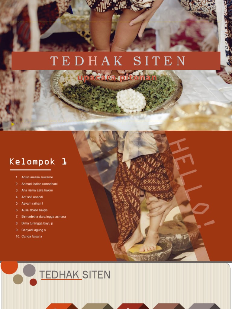 Upacara Adat Tedhak Siten | PDF