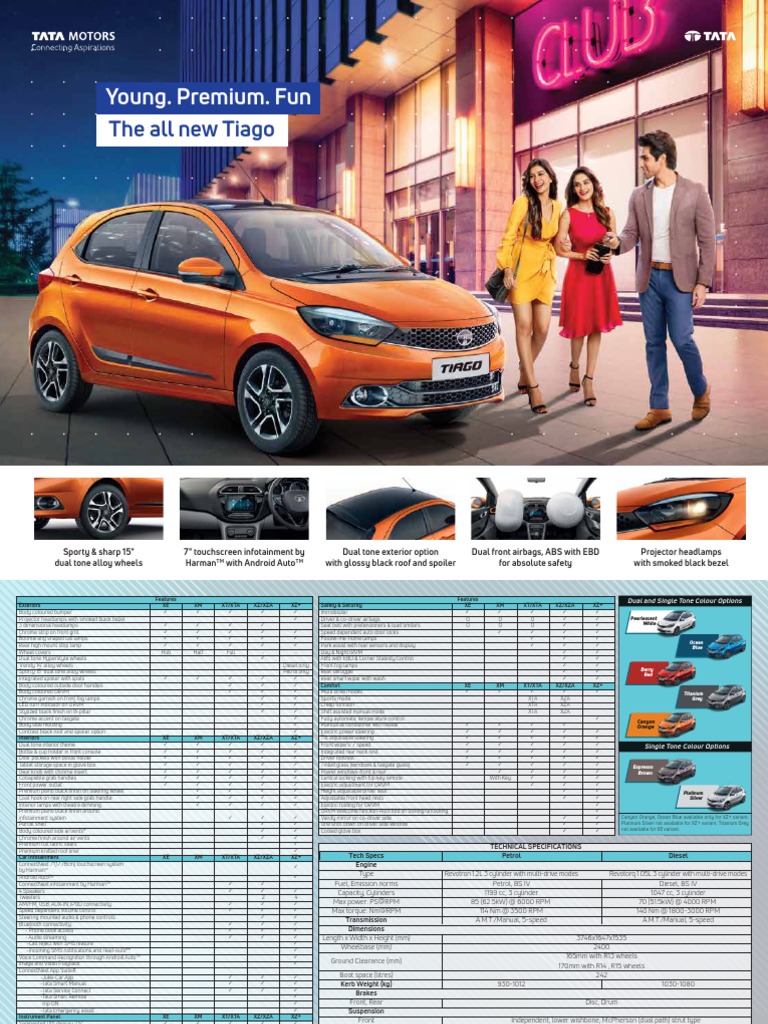 Young. Premium. Fun: The All New Tiago | PDF | Manual Transmission ...