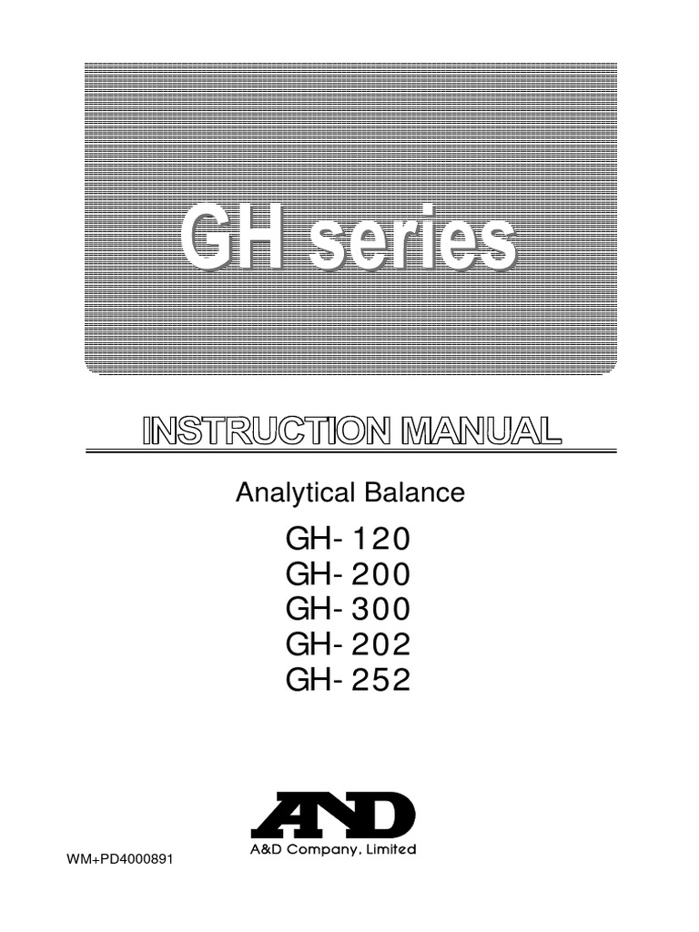 GH 120 GH 200 GH 202 GH 252 GH 300 Instruction - Toc | PDF ...