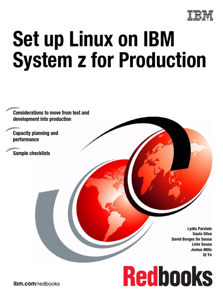 Set Up Linux On IBM System Z For Production: Front Cover | PDF ...