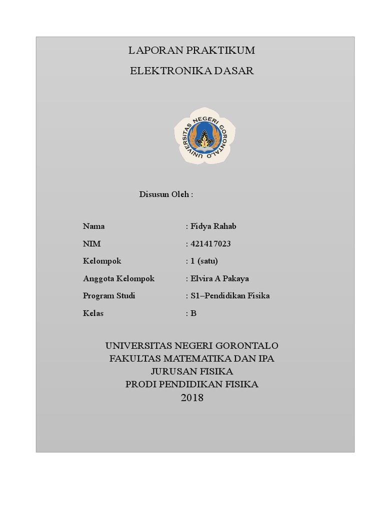 Laporan Praktikum Eldas 1-7 Fidya | PDF