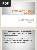 Two Way Slab Design Using The Coefficient Method | PDF | Beam ...