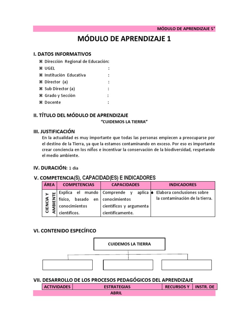 MÓDULOS DE APRENDIZAJE 5° - ABRIL.docx | Don Quijote | Miguel De Cervantes