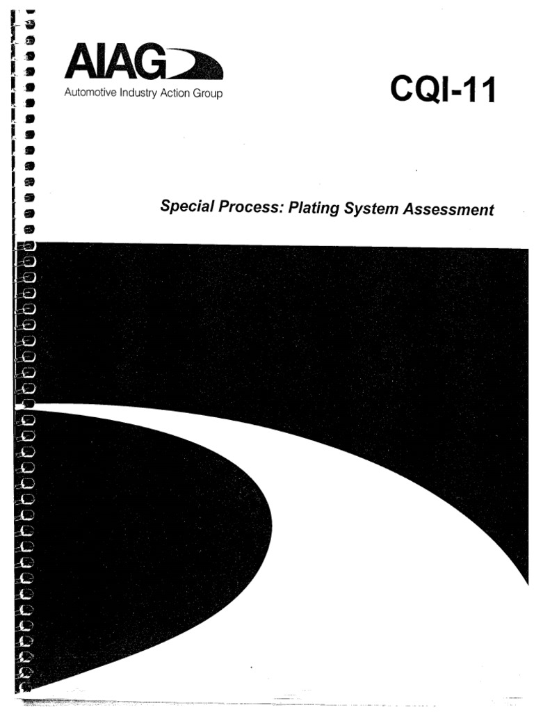 CQI-11-Plating System Process PDF | PDF