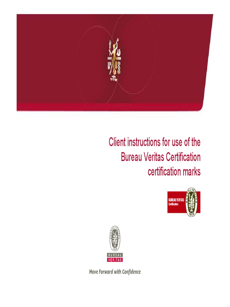 Bureau Veritas Certification Mark Guidelines | PDF | Graphic Design ...